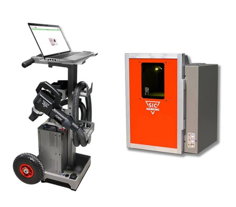 Portable marking laser L-MOOV , secure handheld laser marking engraver