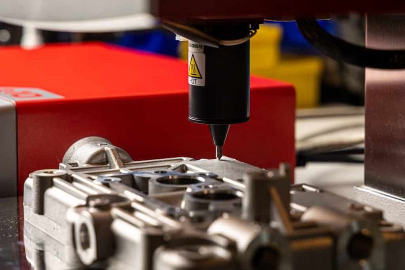 Dot peen marking technology, indented marking