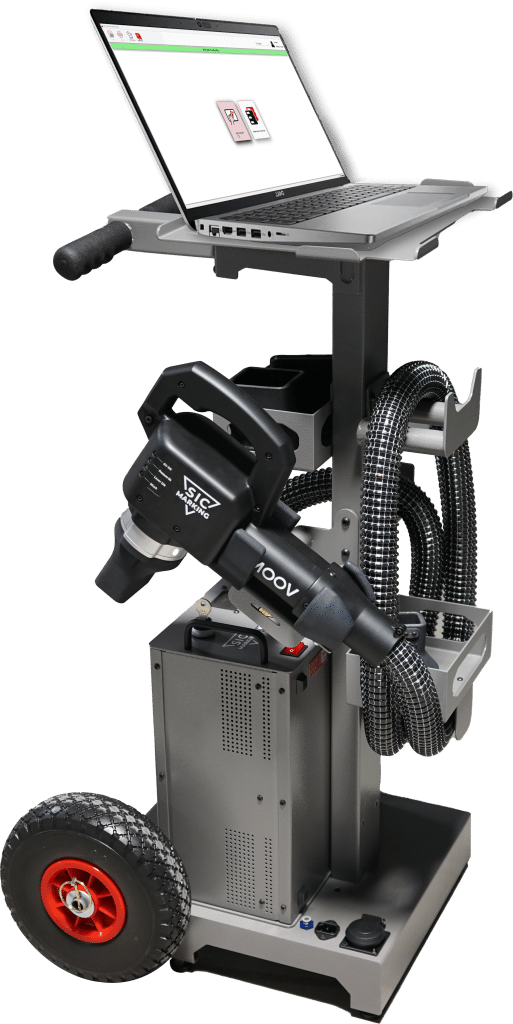 Portable marking laser L-MOOV , secure handheld marking laser engraver